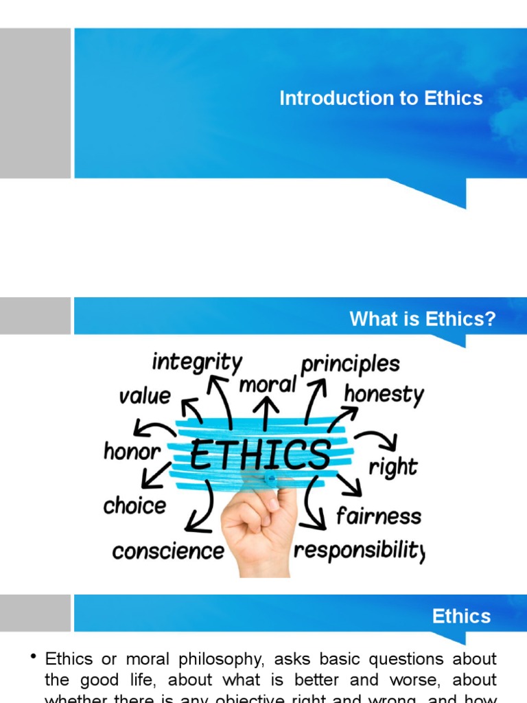 Understanding Ethics and Moral Principles | PDF | Rights | Ethical ...