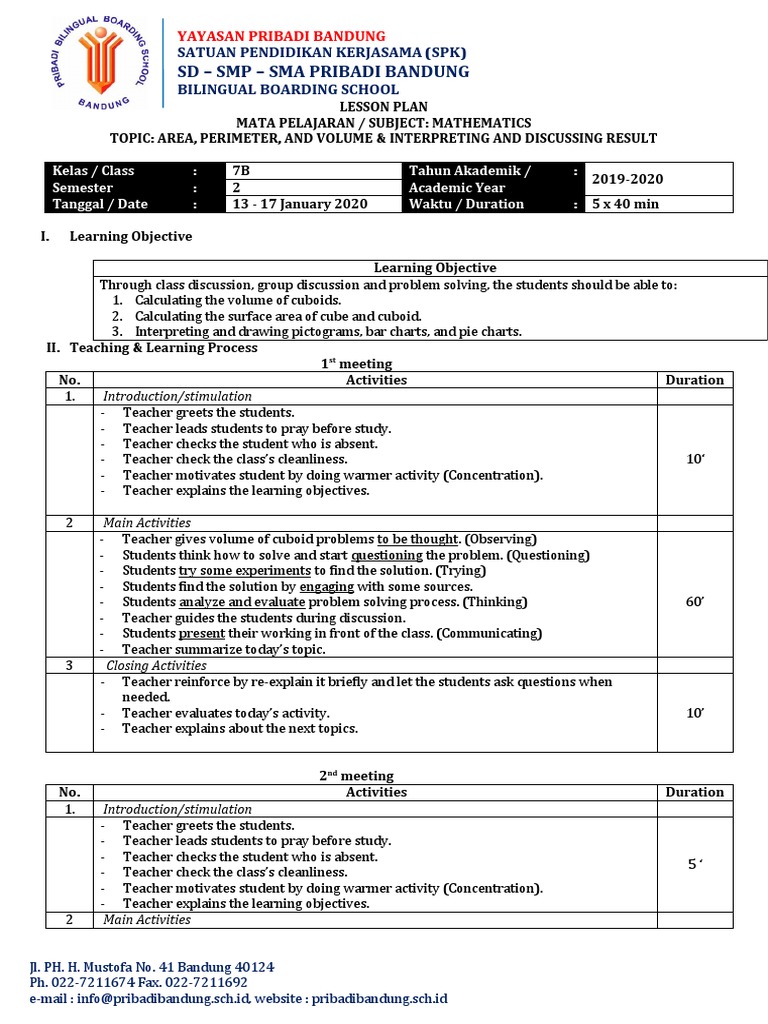 2 LP7 | PDF | Teachers | Lesson Plan