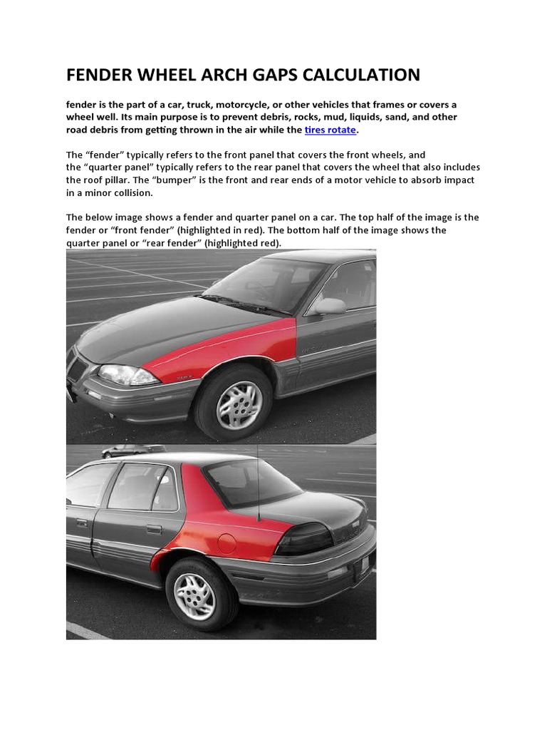 Fender Wheel Arrk Regul | PDF | Vehicles | Vehicle Technology