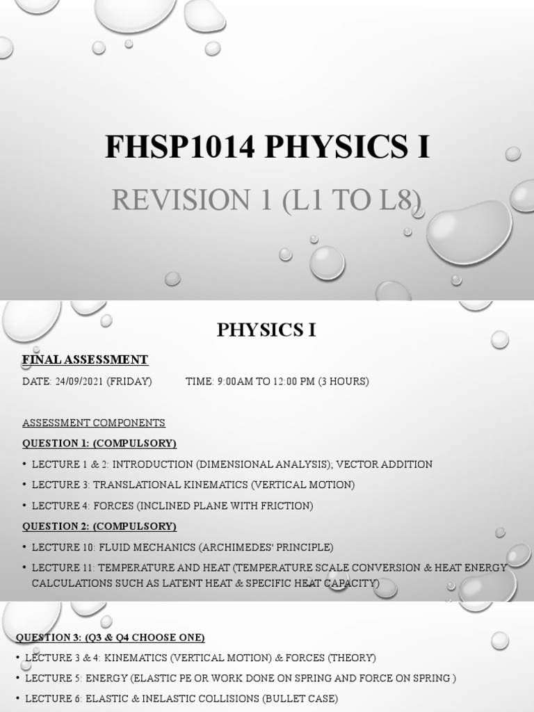 Revision 1 202105 Pdf Force Friction