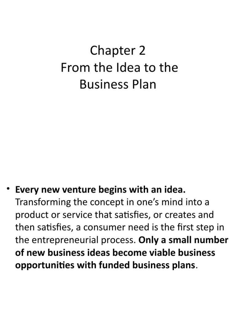 Chapter 2 Developing Business Idea-1 | PDF | Entrepreneurship | Venture ...