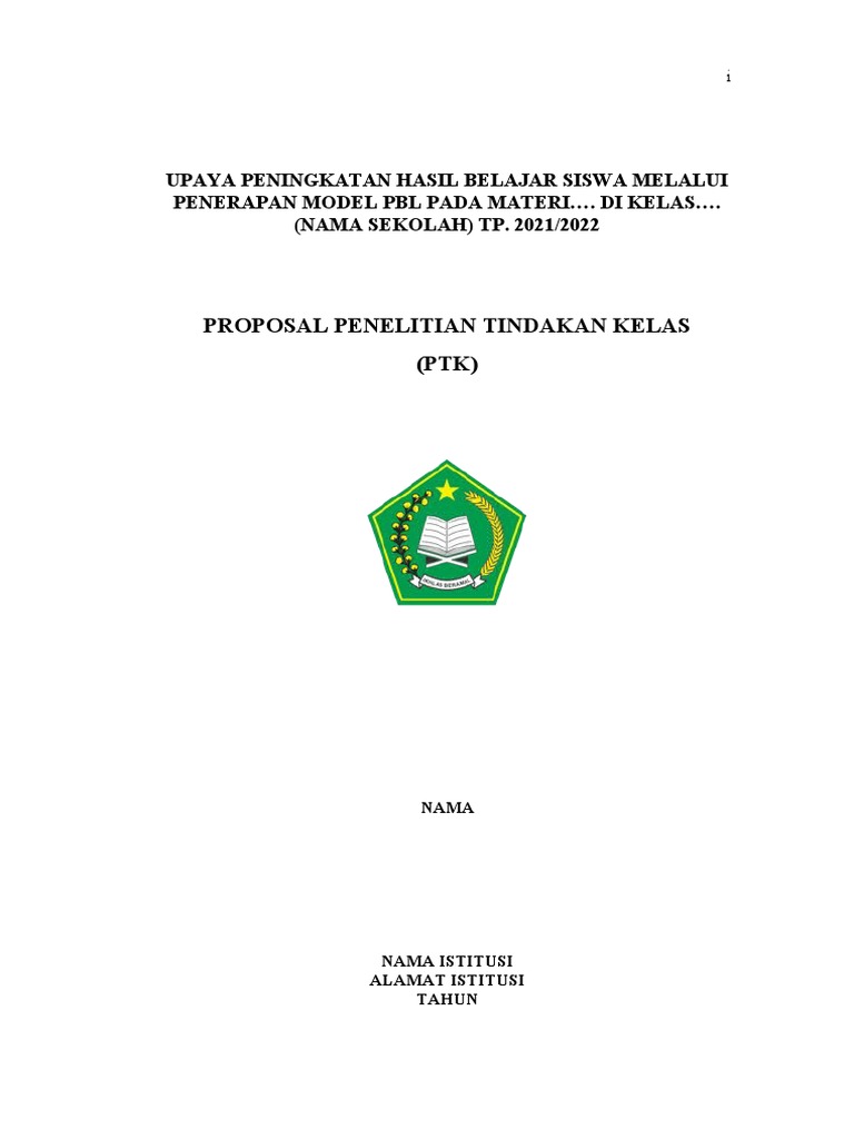 Template Proposal PTK 2020 | PDF