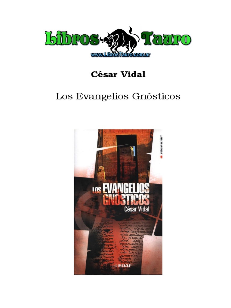 Vidal Cesar - Los Evangelios Gnosticos | PDF | Gnosticismo | Pablo el ...