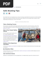 Essential Boat Safety Equipment Guide | PDF | Industries | Nature