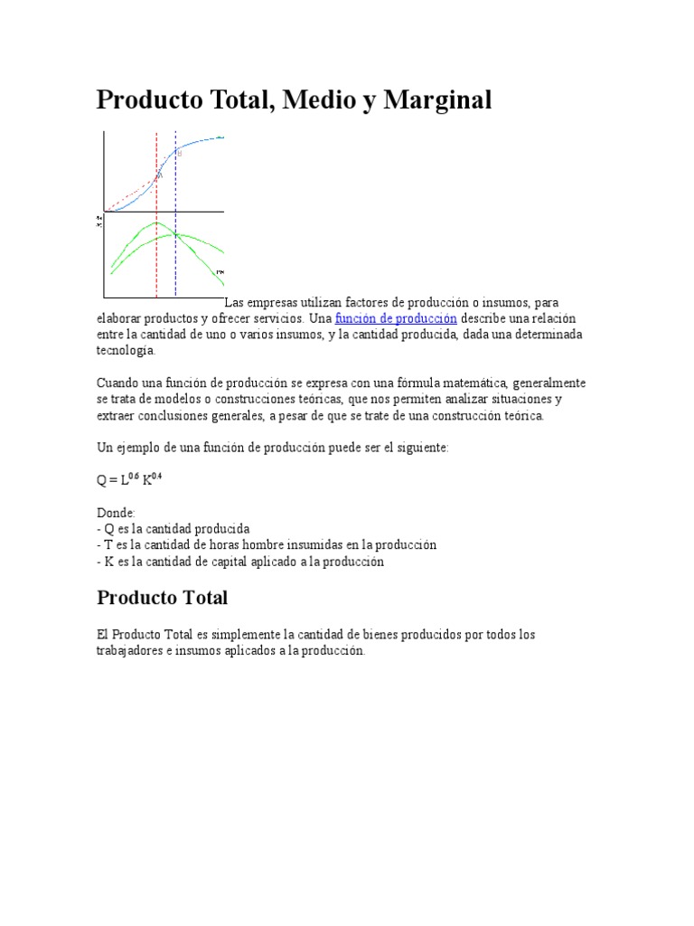 Producto Total | PDF | Costo marginal | Contabilidad de gestión