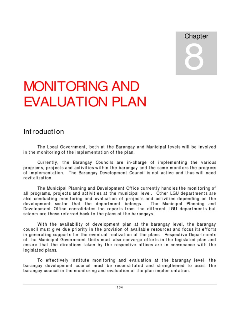 Barangay Buto BDP Chapter 8 | PDF | Evaluation | Economies