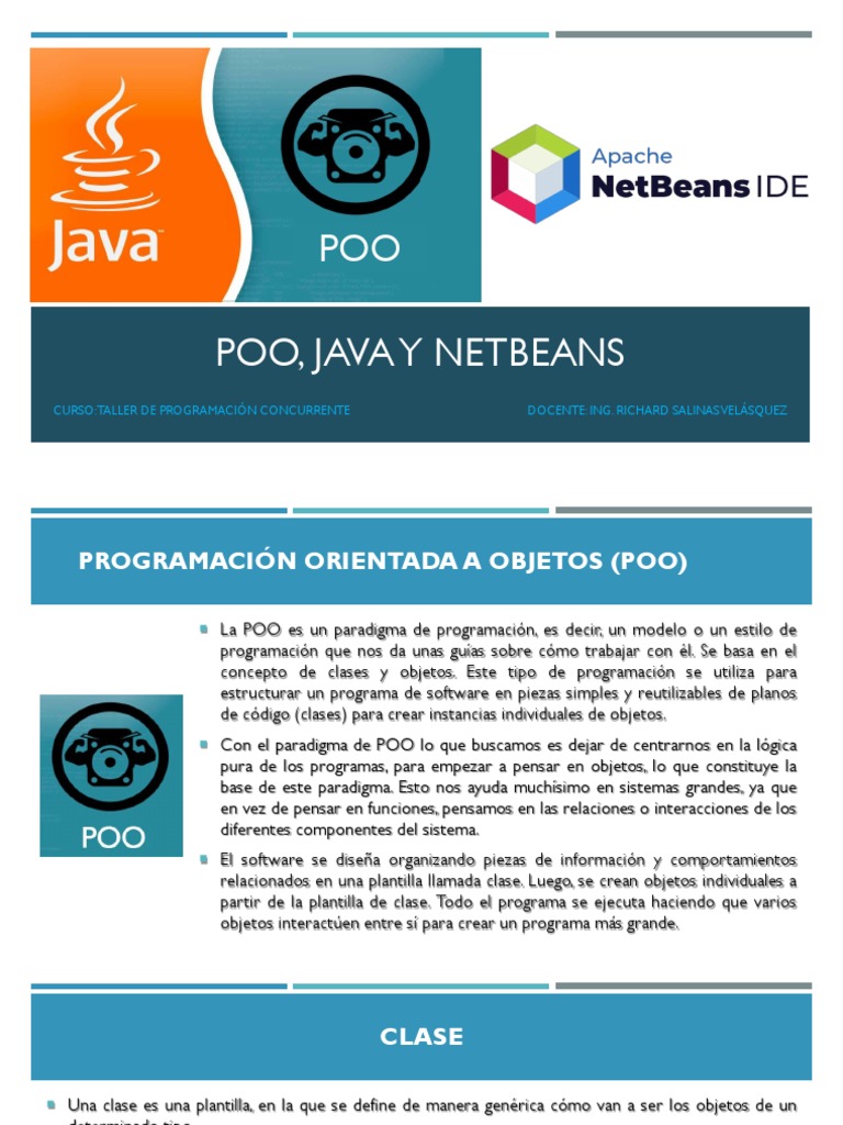 TPC - Poo, Java y Netbeans | PDF TPC - Poo, Java y Netbeans | PDF