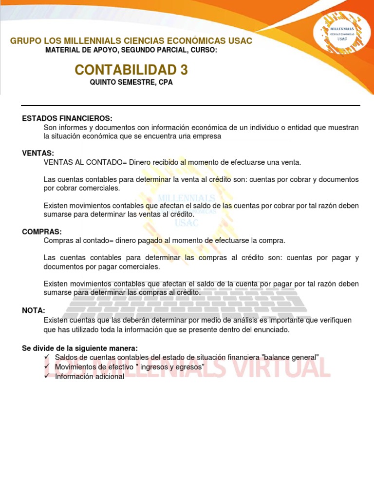 CONTABILIDAD 3, Segundo Parcial | PDF | Contabilidad | Interés