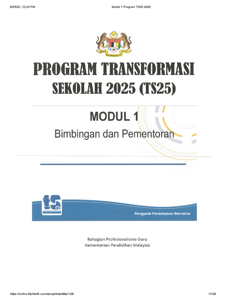Modul 1 Program TS25 2020 | PDF