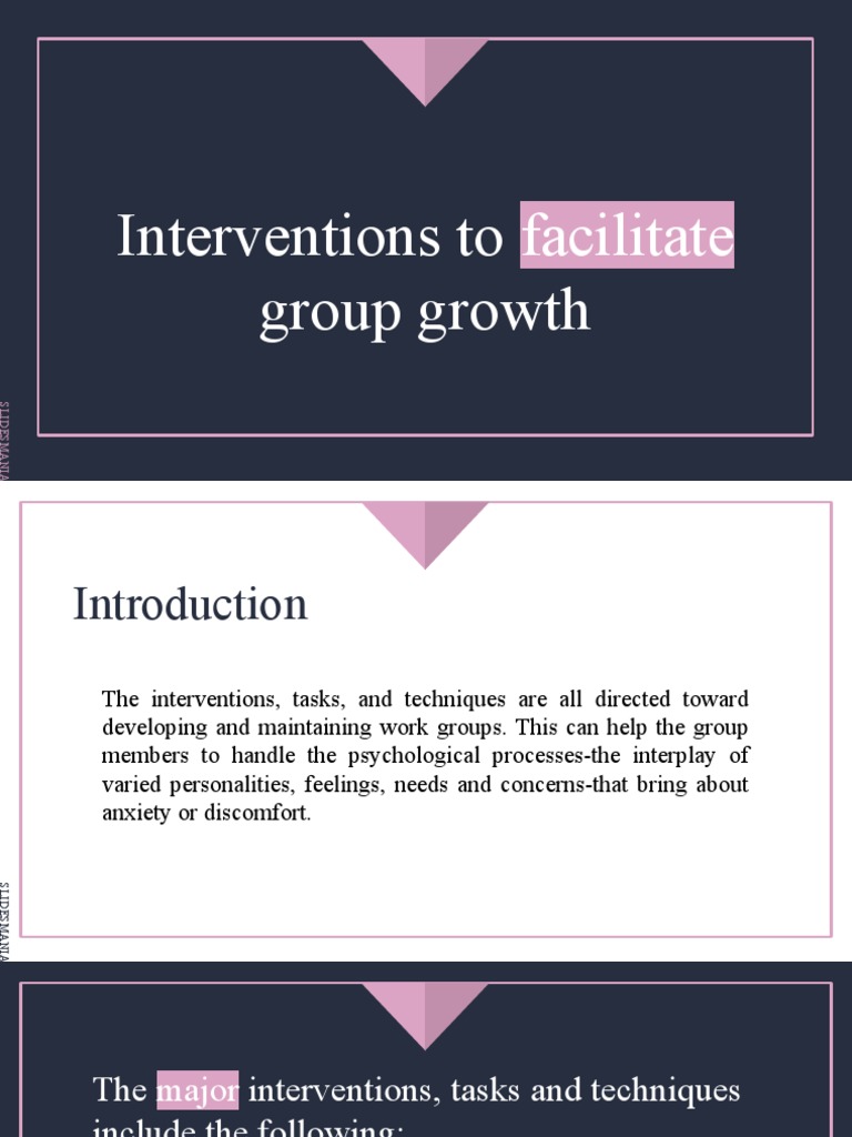 Interventions To Facilitate Group Growth | PDF