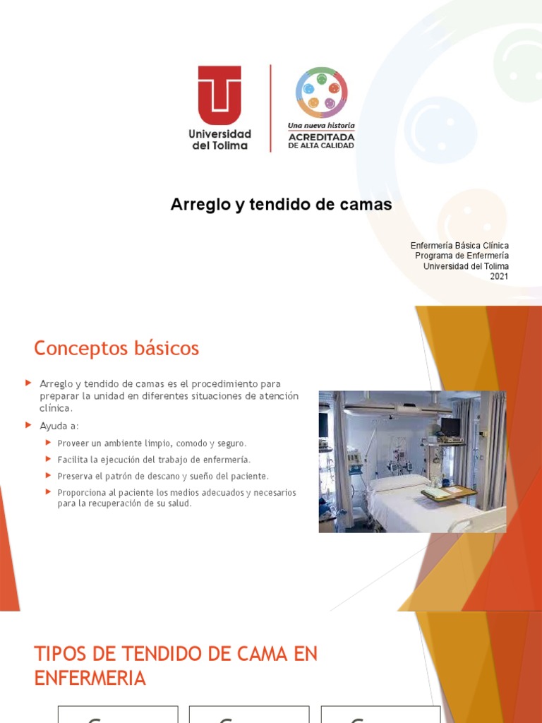 Tipos de Tendido de Cama en Enfermería | PDF | Enfermería | Medicina