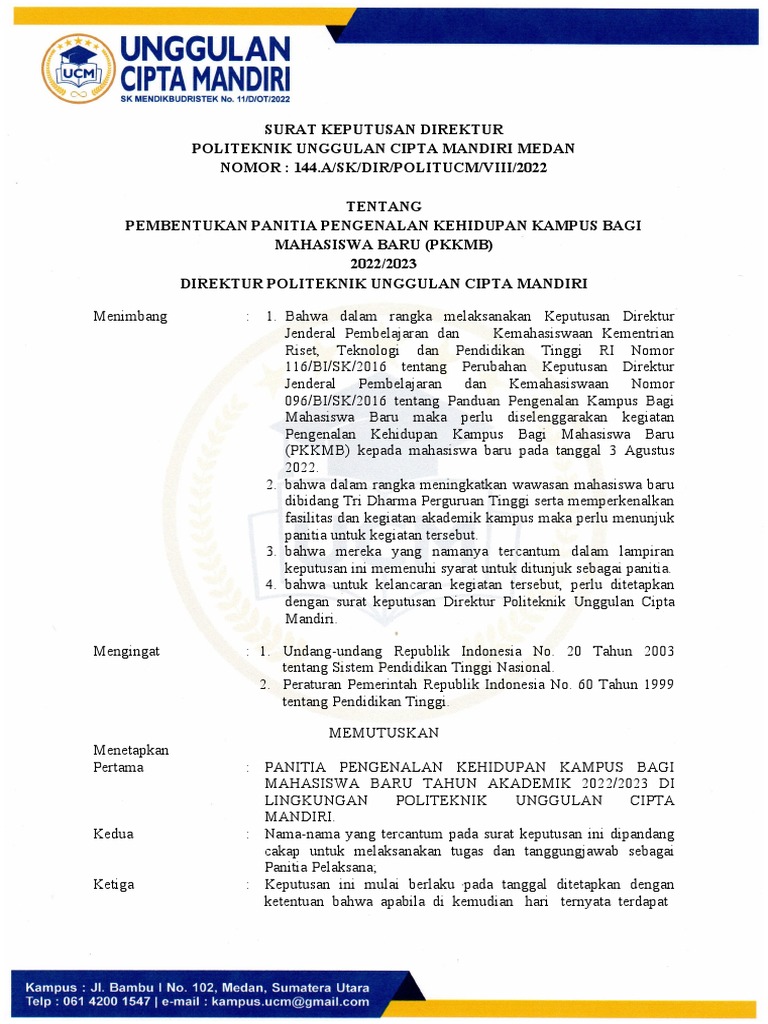 SK Panitia PKKMB | PDF