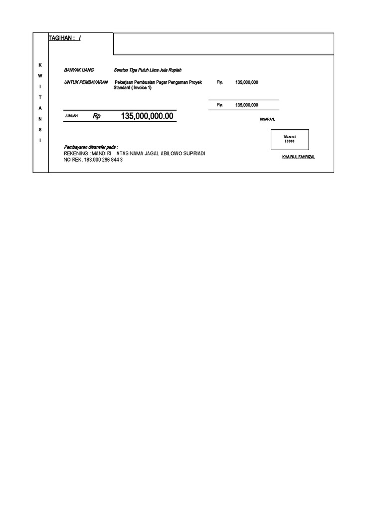 Invoice Pagar | PDF