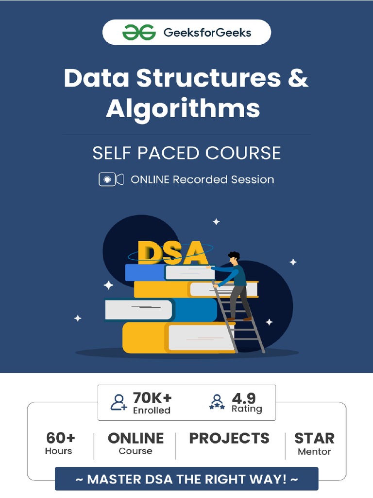 Geekforgeeks DSA-SP Brochure | PDF