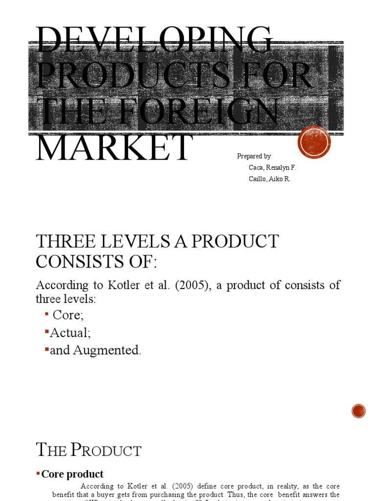 Caca&Caillo - Developing Products For The Foreign Market Entry Strategies | Download Free PDF ...