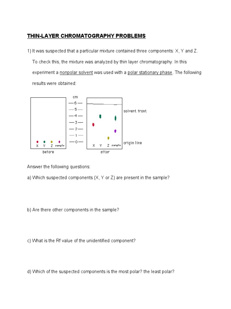 Chromatography Problems | PDF | Gas Chromatography | Thin Layer ...