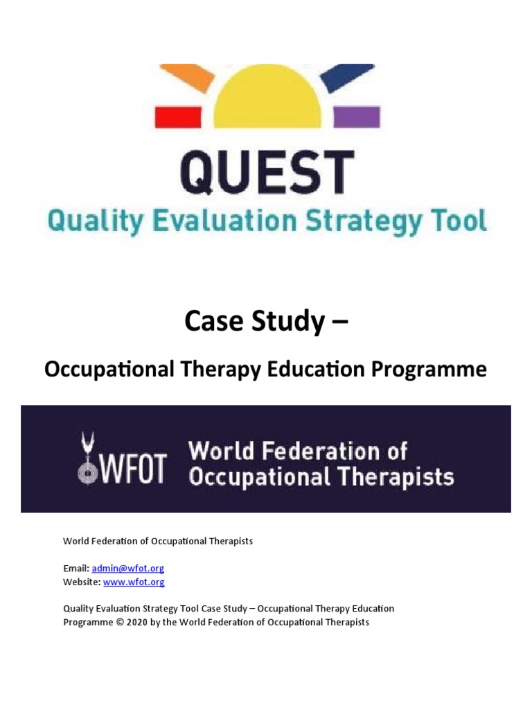 QUEST Case Study Occupational Therapy Education Programme | PDF ...