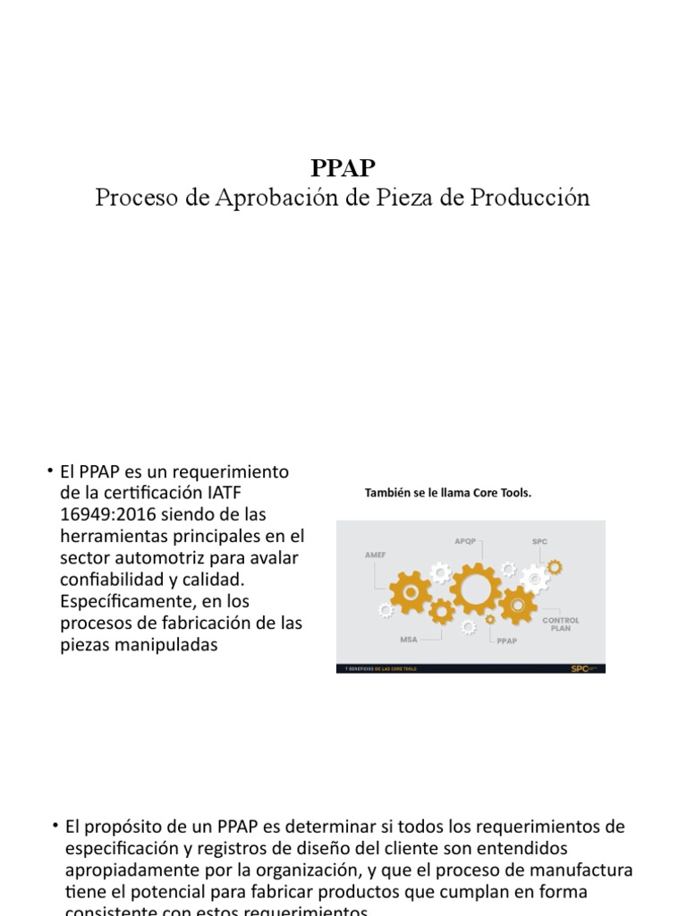 PPAP | PDF