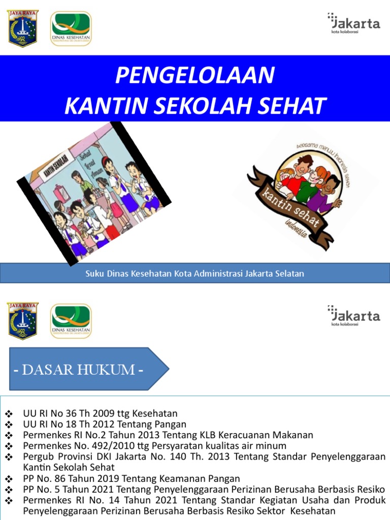 Pengelolaan Kantin Sehat di Sekolah | PDF