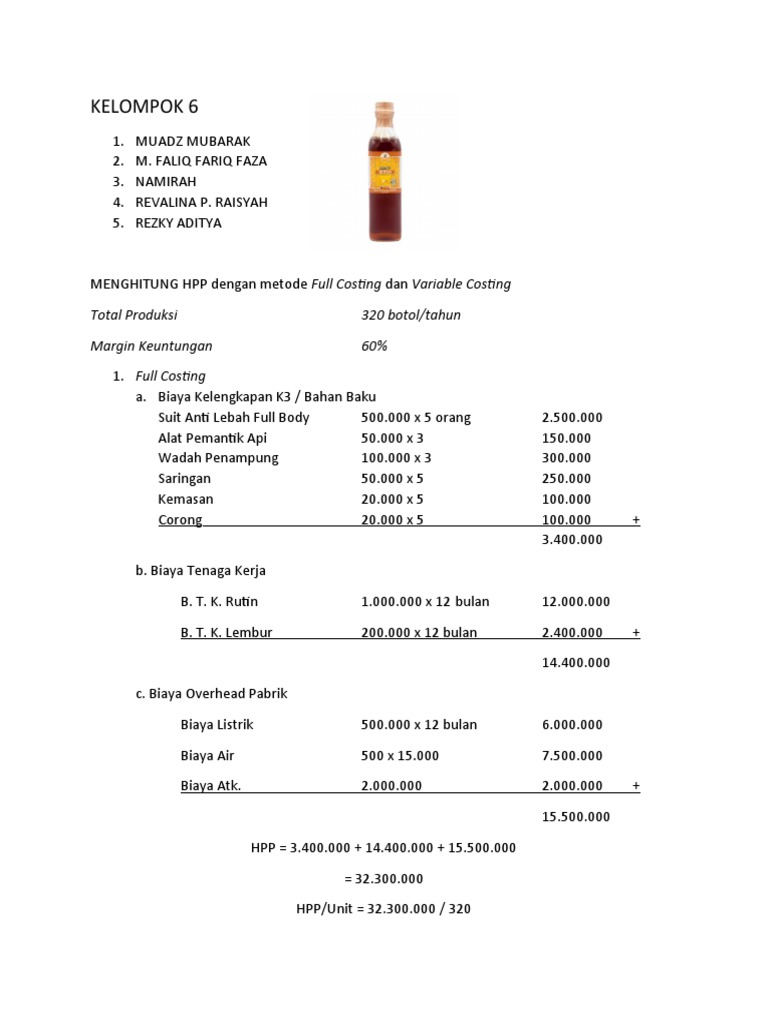 Hpp-Kelompok 6 | PDF
