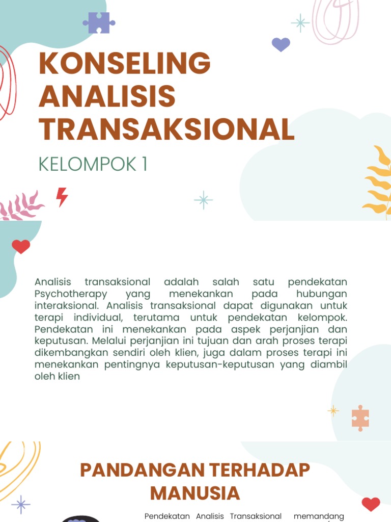 Pendekatan Konseling Analisis Transaksional | PDF | Karier & Perkembangan