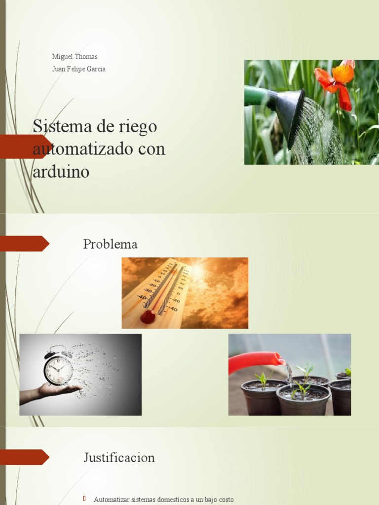 Sistema de Riego Automatizado Con Arduino | PDF