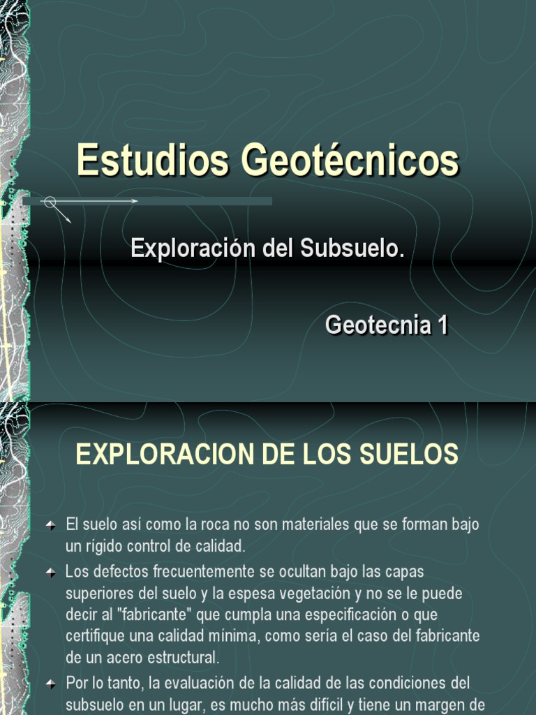10 - GEOT1 - 2022 - B - Estudios Geotecnicos | PDF | Suelo | Temblores