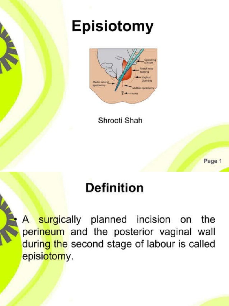 Episiotomy | PDF