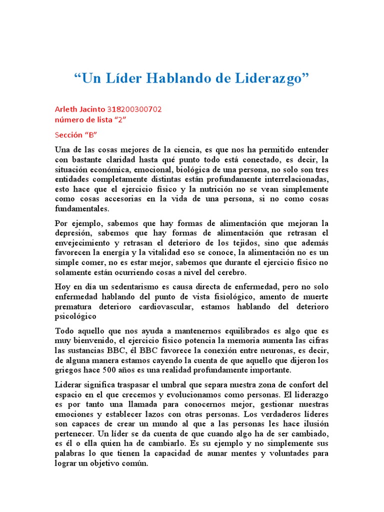 Características del Liderazgo Efectivo | PDF | Liderazgo | Las emociones