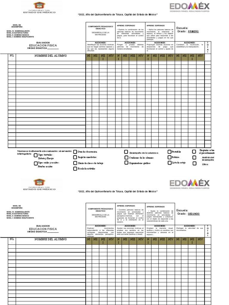 Formato de Evaluacion Trimestral - 125549 | PDF | Evaluación | Ciencia cognitiva