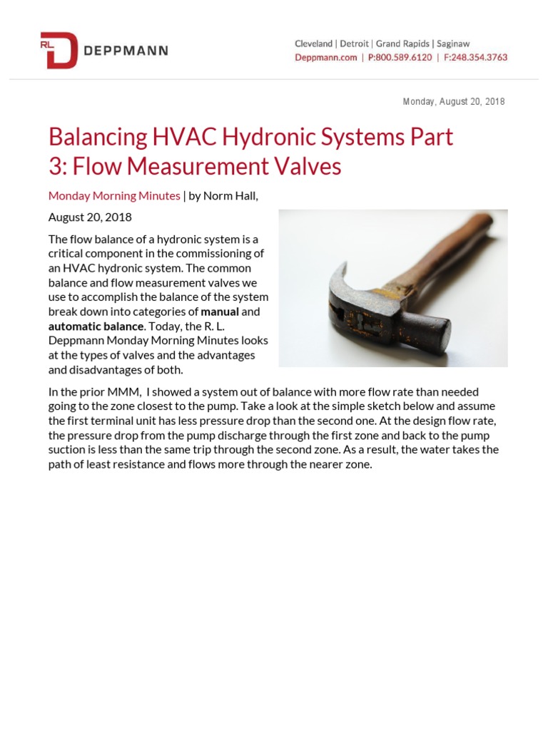 Griswold Quickset Valve Overview | PDF | Valve | Flow Measurement