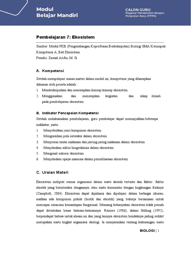 Biologi PB7 | PDF
