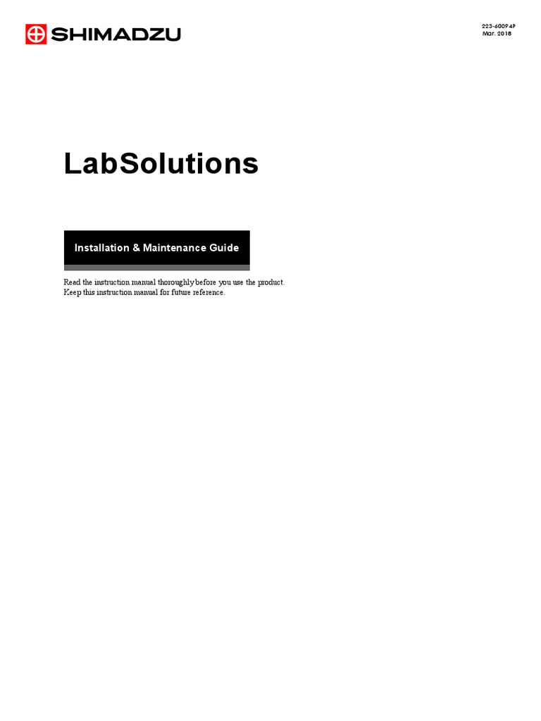 Installation&Maintenance Guide | PDF