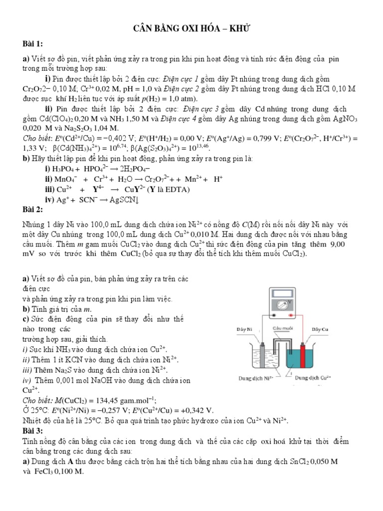 CB Oxi Hóa - KH | PDF