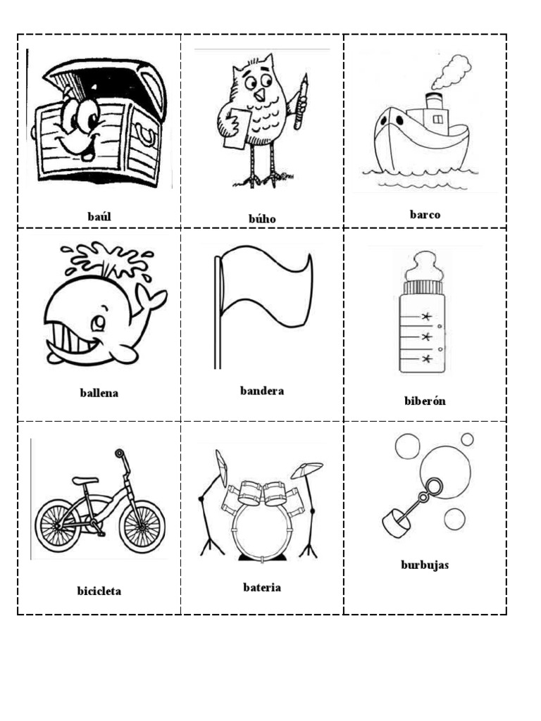 Lotería de Palabras para Primer Grado | PDF