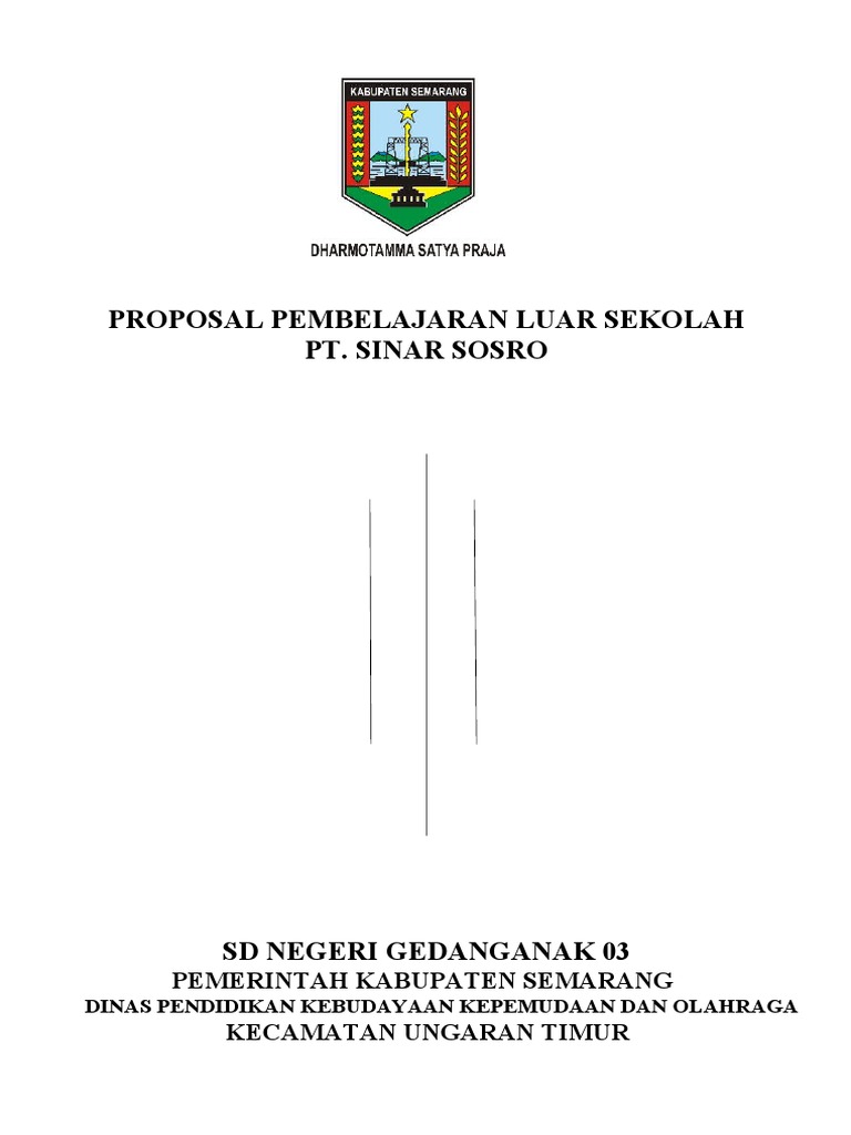 Proposal Pembelajaran Luar Sekolah 2019 Kelas I, Ii Dan Iv | PDF