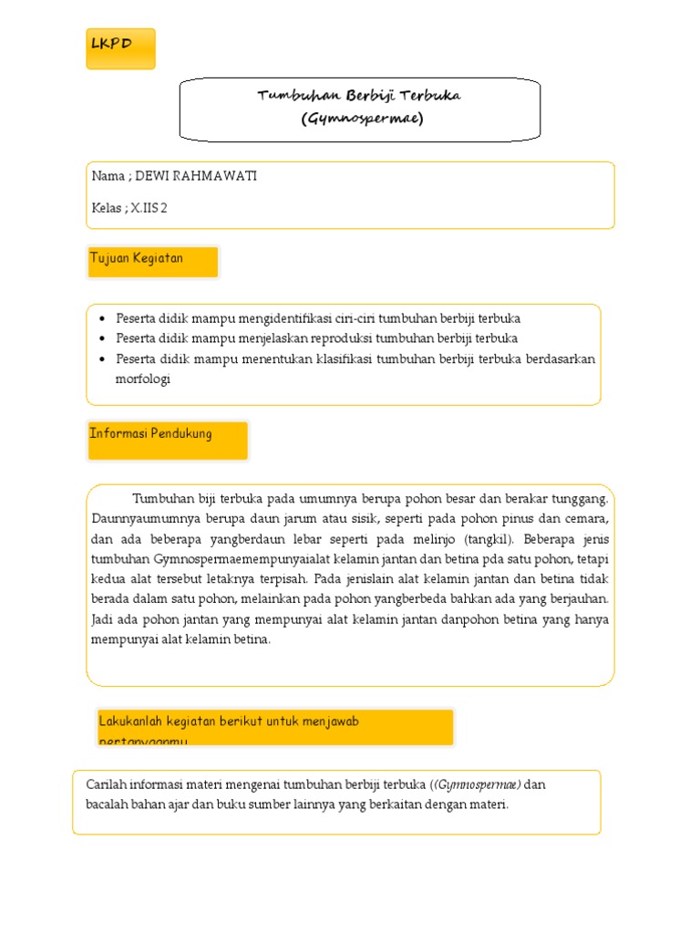 Tugas 3 LKPD Biologi Kelas X | PDF | Seni & Disiplin Bahasa | Sains & Matematika
