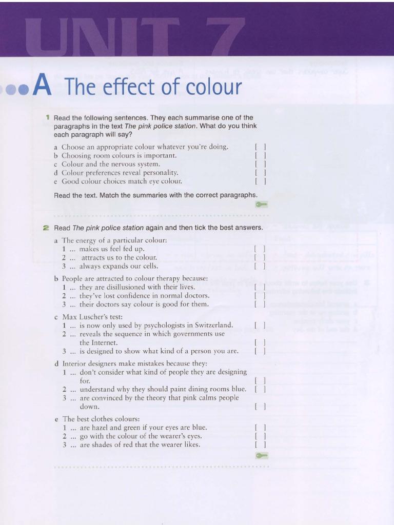Color Reading | PDF | Thought | Feeling