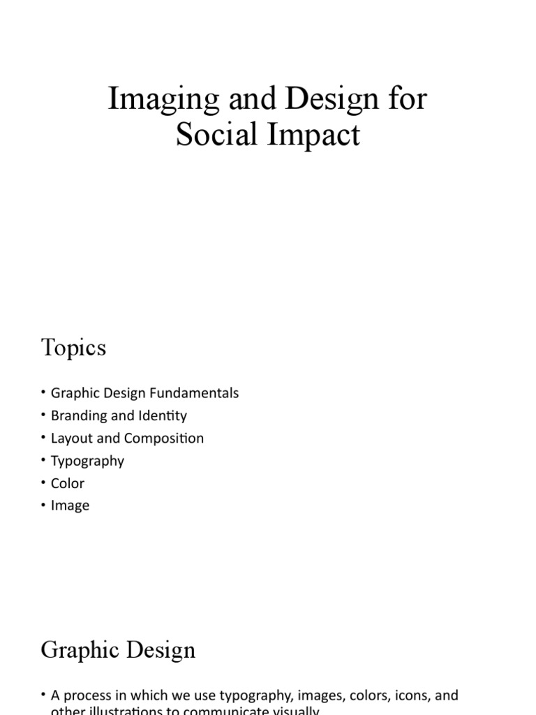 07 - Imaging and Design For Social Impact | PDF