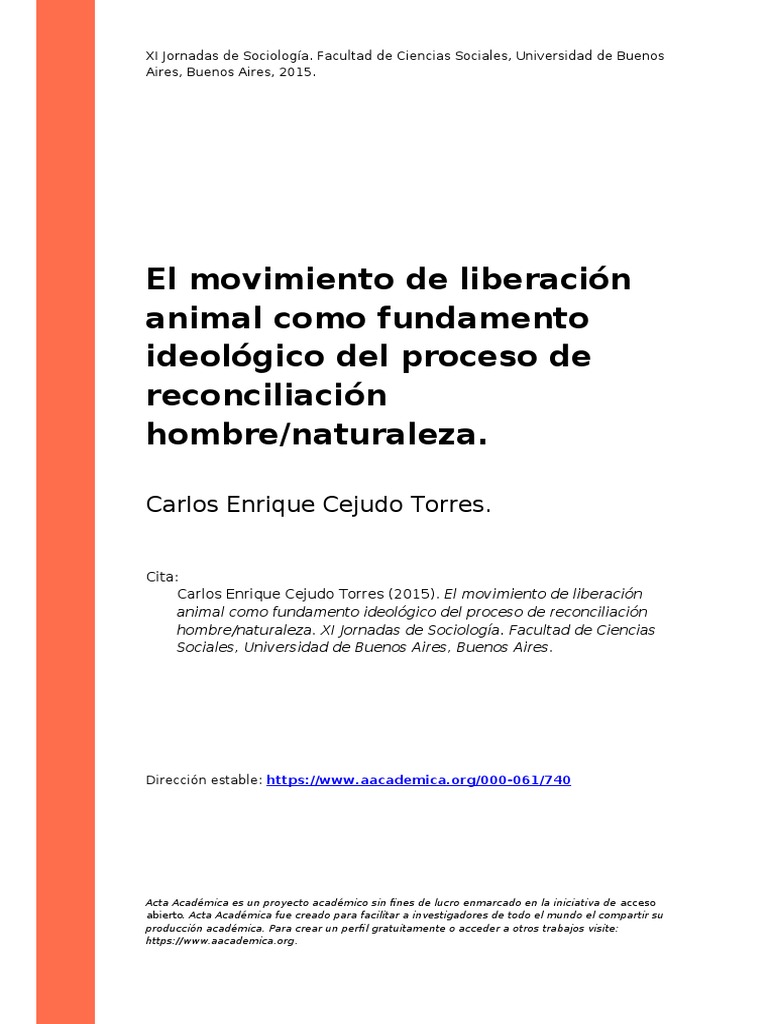 Carlos Enrique Cejudo Torres (2015) - El Movimiento de Liberación ...