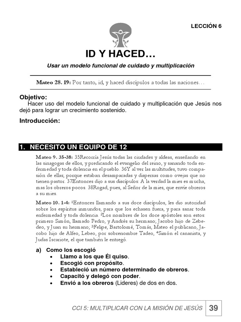 Id y Haced... | PDF | Evangelio de Mateo | Jesús