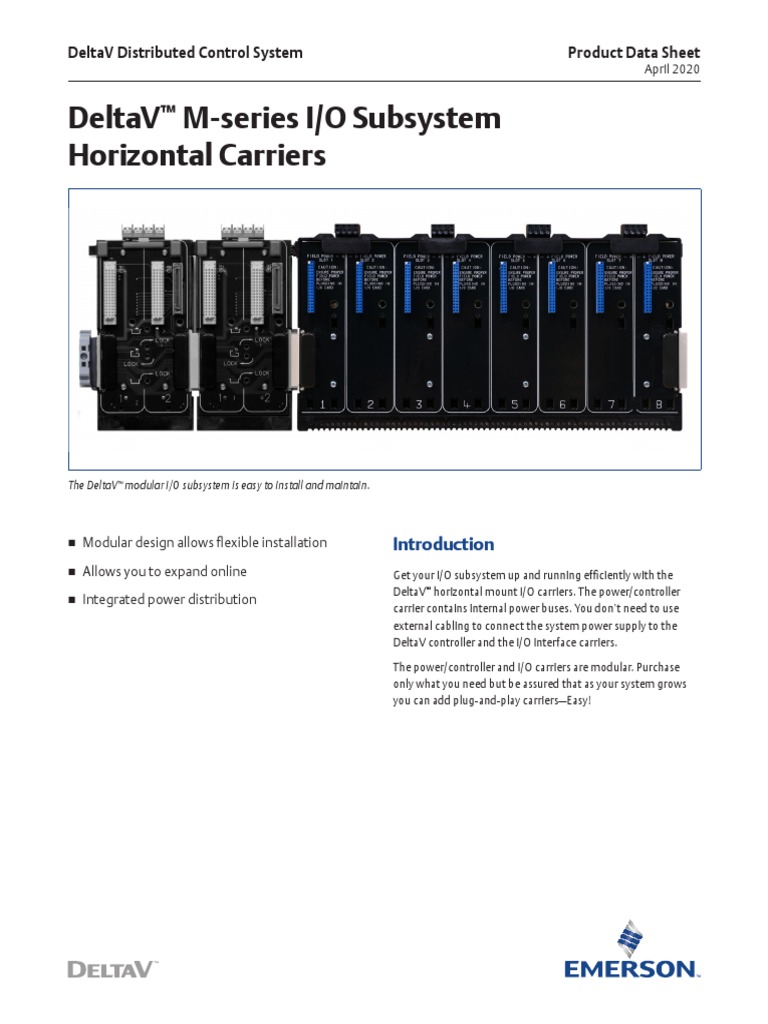 M Series I o Subsystem Horizontal Carriers en 57280 | PDF