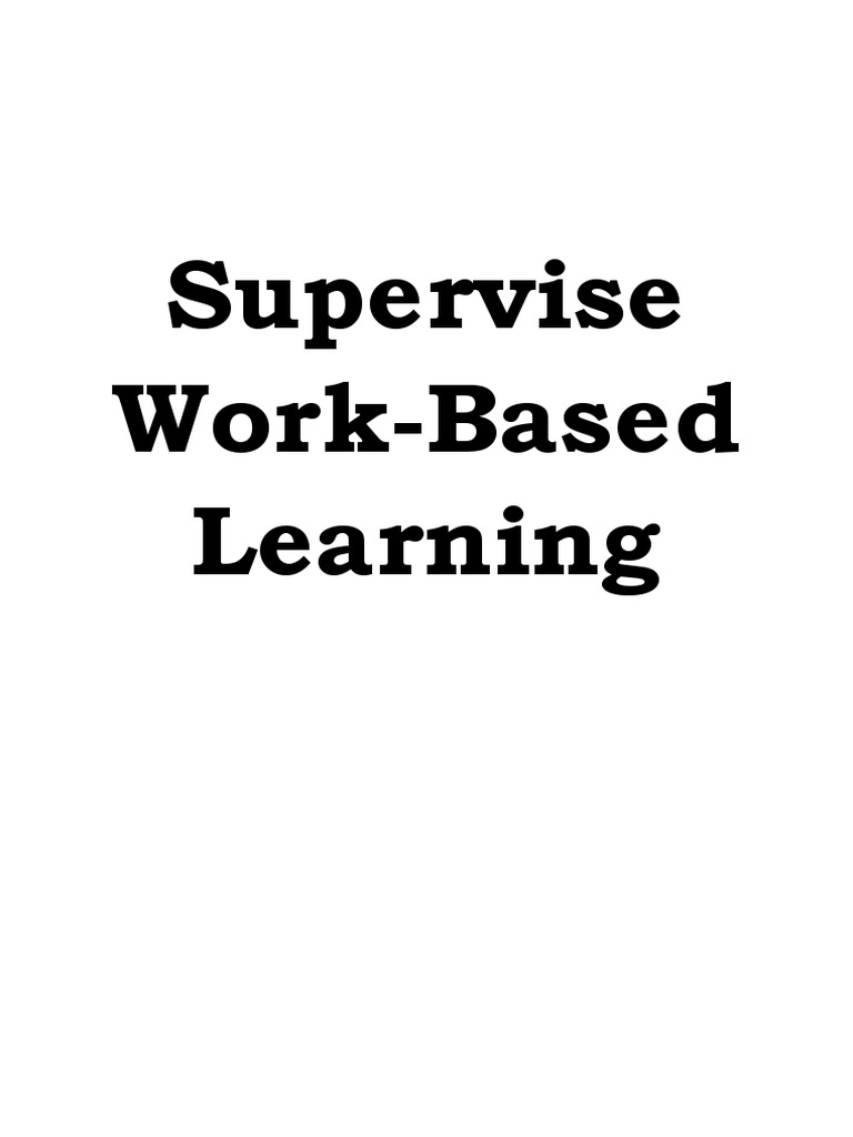 Supervise Work Based Learning - Tamayo Magesty Final | PDF | Cakes ...
