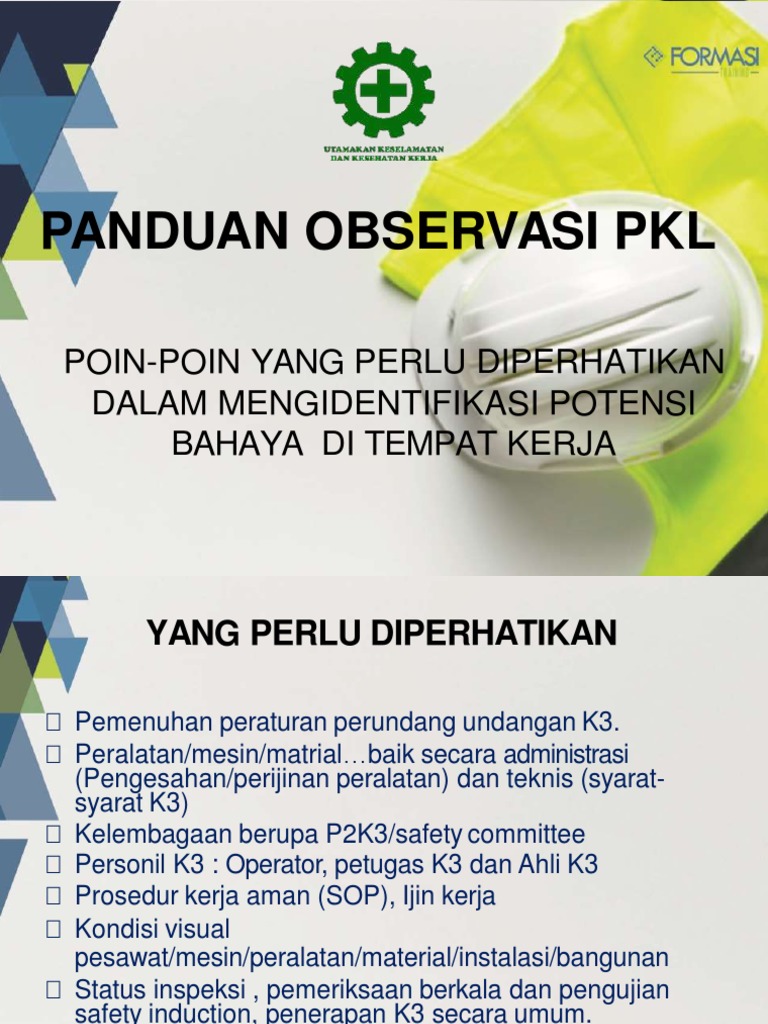 Panduan Observasi PKL Ak3 Umum | PDF