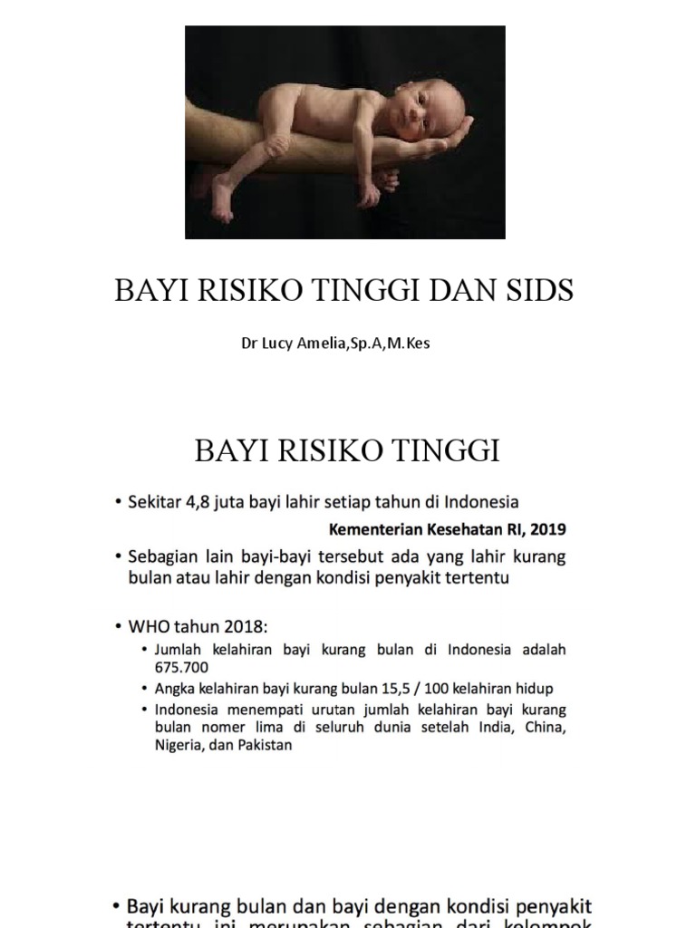 Bayi Risiko Tinggi Dan Sids | PDF