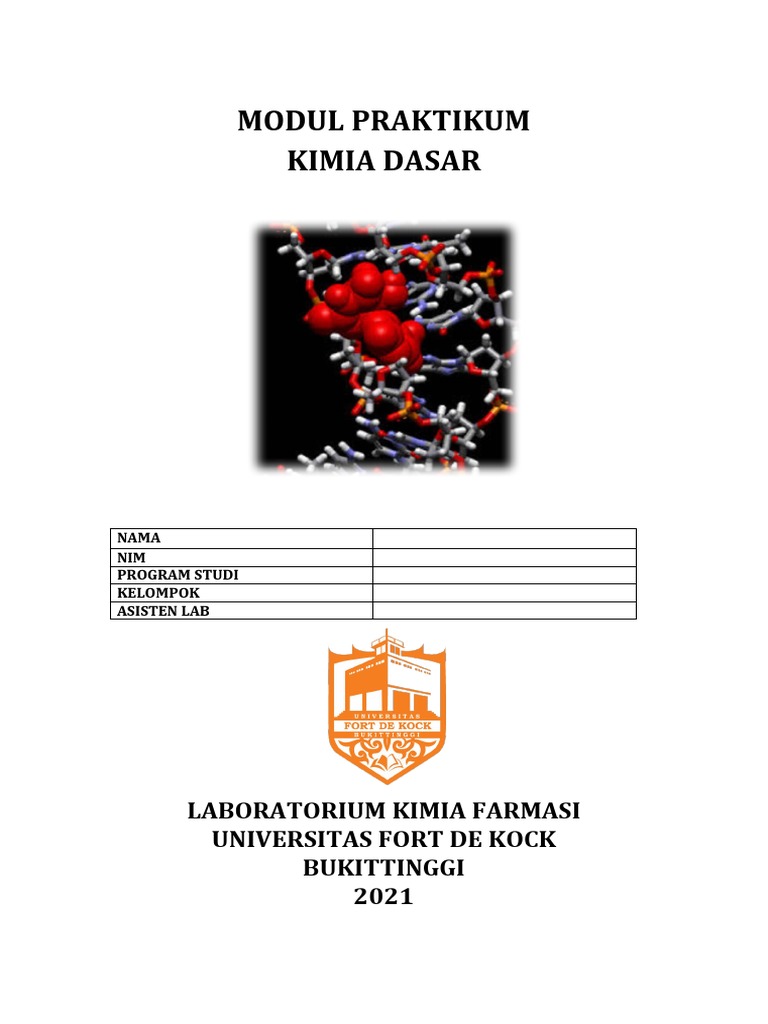 Modul Praktikum Kimia Dasar 2021 | PDF