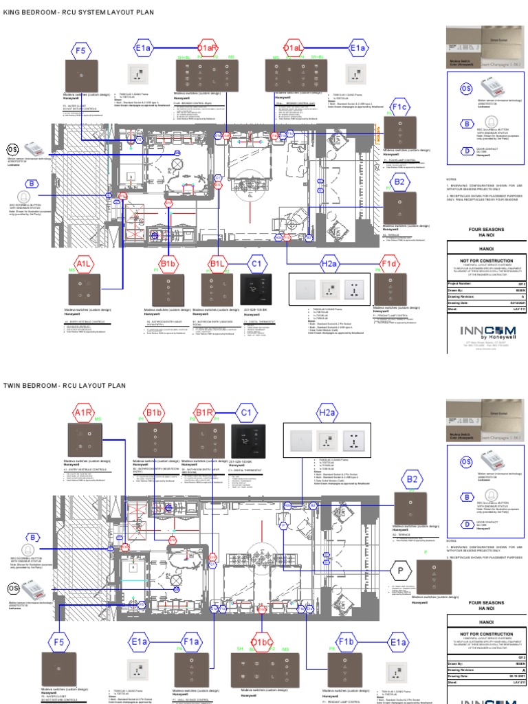 Layout - RCU Inncom Honeywell - FourSeason 25022022 | PDF | Computing ...