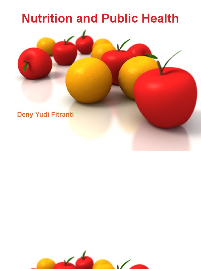 Nutrition and Public Health | PDF