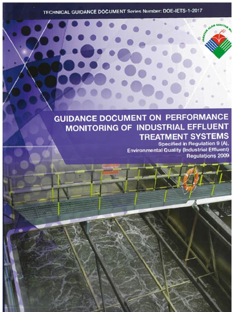 Guidance Document On Performance Monitoring of Industrial Effluent ...