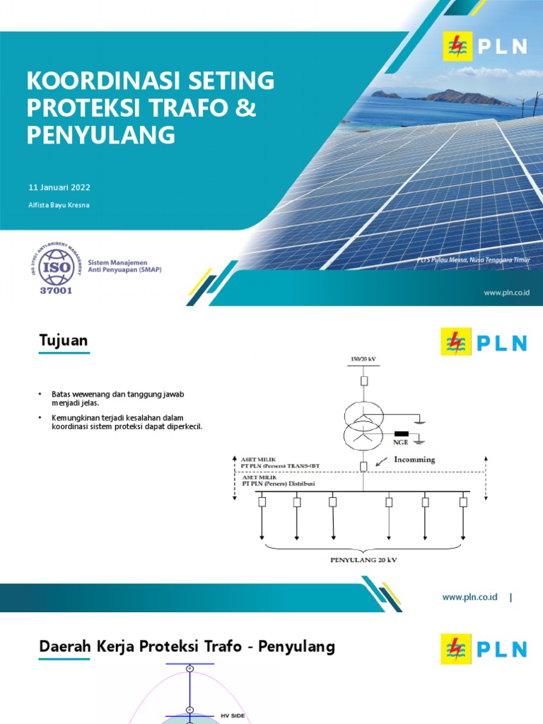 Koordinasi Seting Proteksi Trafo & Penyulang - 99679 | PDF